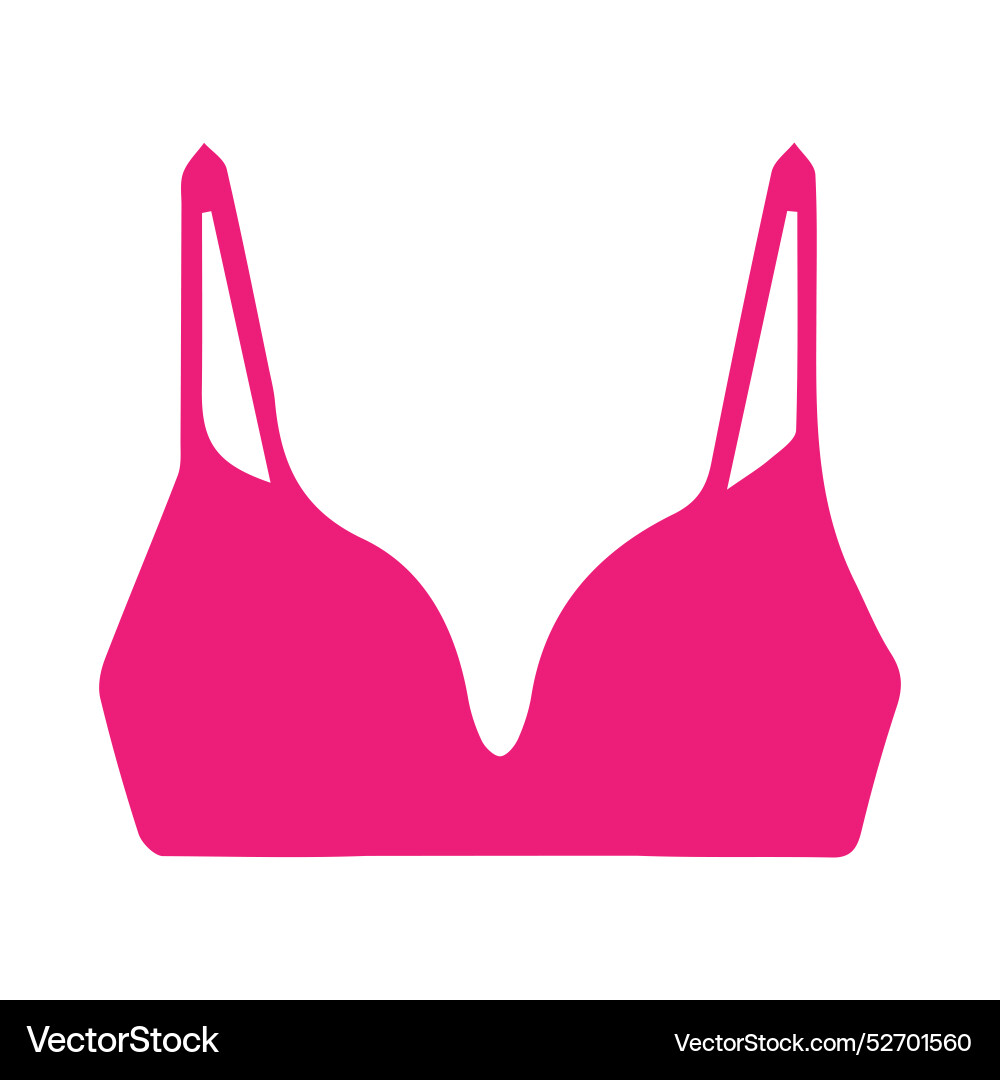 Underwear womens bra logo template Royalty Free Vector Image