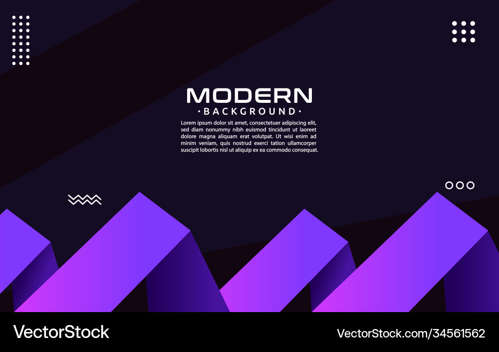 Geometrisches Dreieck lila Hintergrunddesign Vektorbild