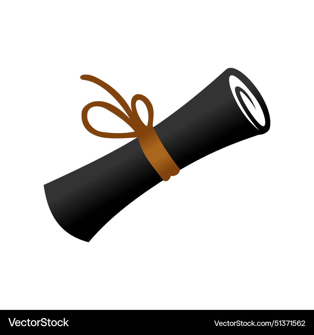 Graduation certificate paper design Royalty Free Vector