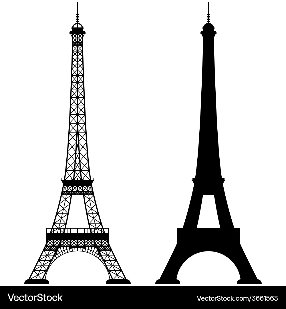 Eiffel tower Royalty Free Vector Image - VectorStock