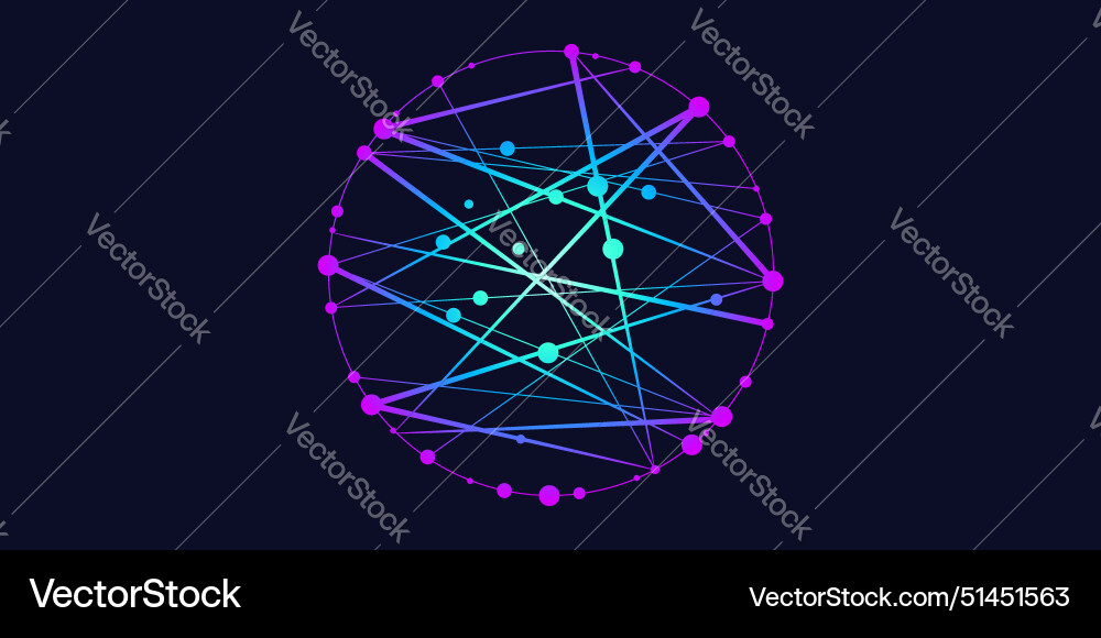 Sign logo blockchain transaction Royalty Free Vector Image