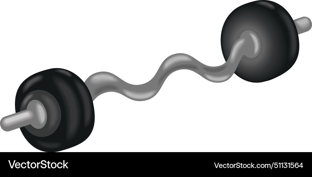 Gym equipment weights Royalty Free Vector Image