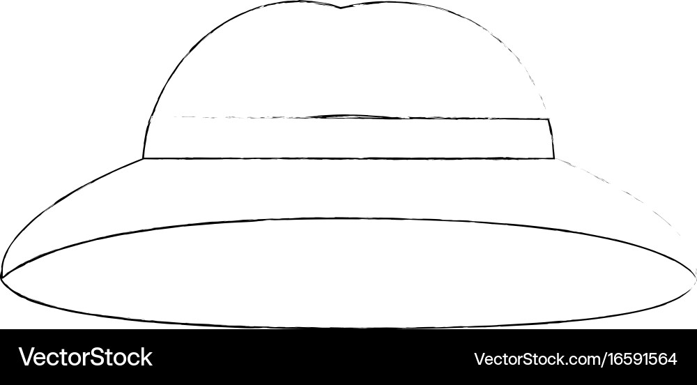 Vintage Hut Symbol Lizenzfreies Vektorbild - VectorStock