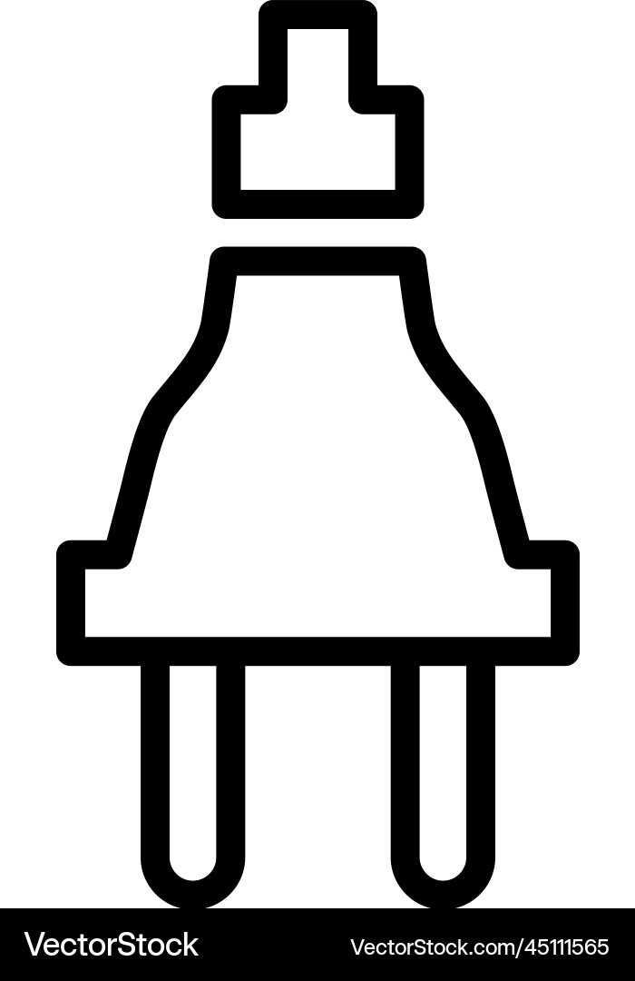 Elektrische Steckdosensymbol Lizenzfreies Vektorbild