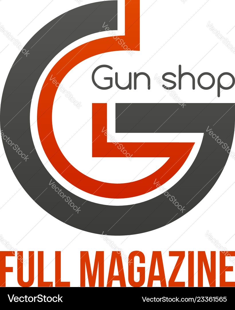 Gun shop icon Royalty Free Vector Image - VectorStock