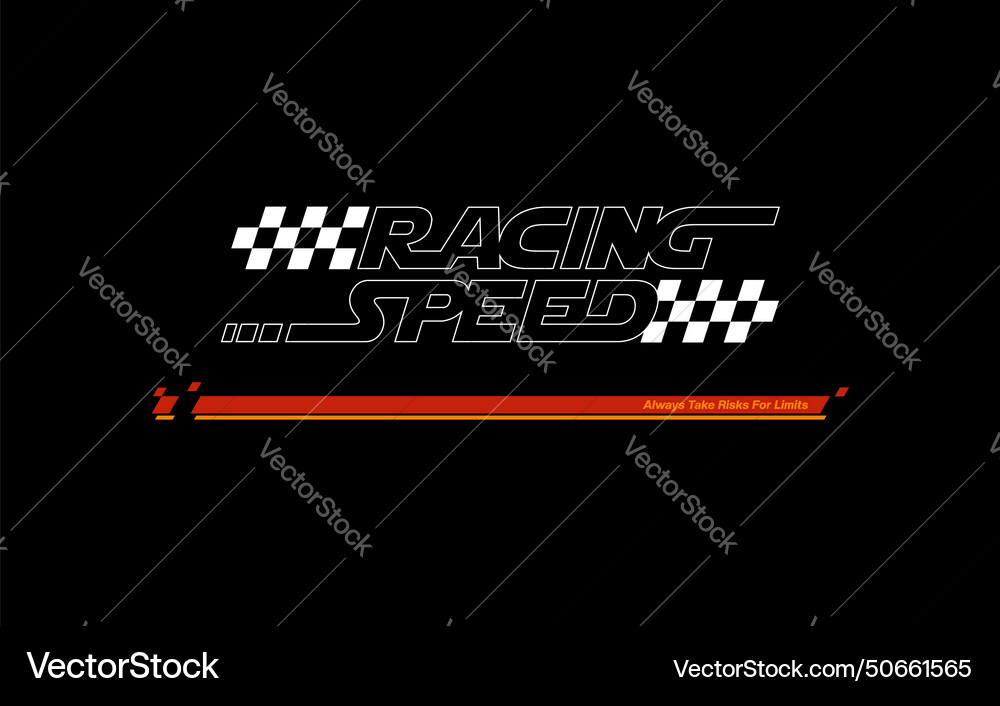 Racing speed 0003 Royalty Free Vector Image - VectorStock
