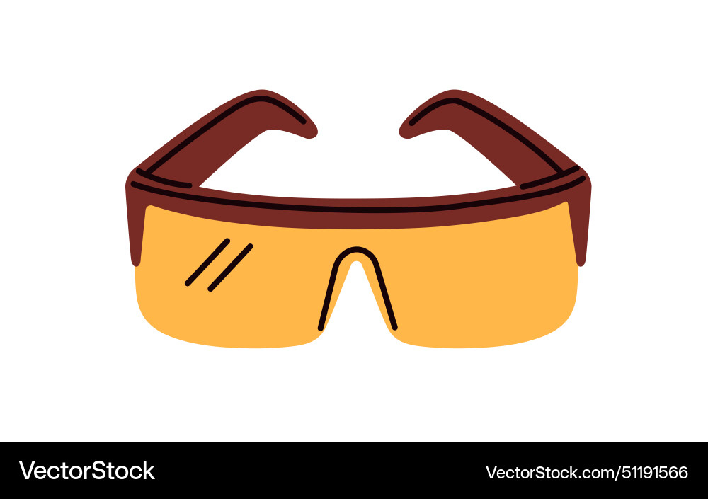 Safety glasses protection work eyewear workers Vector Image