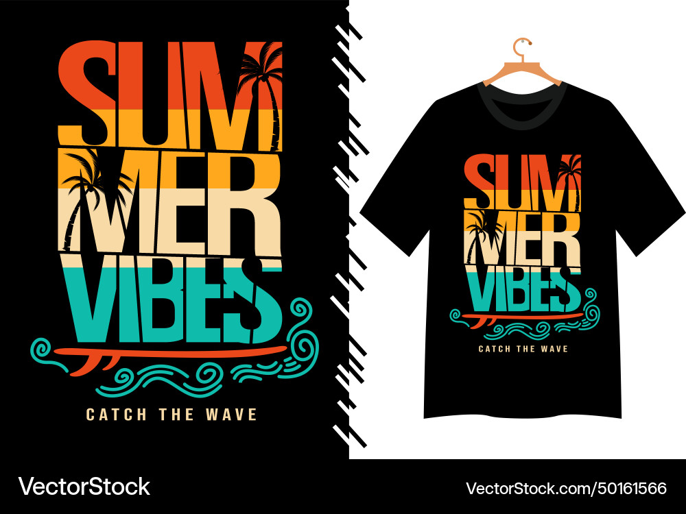 T shirt slogan design Royalty Free Vector Image