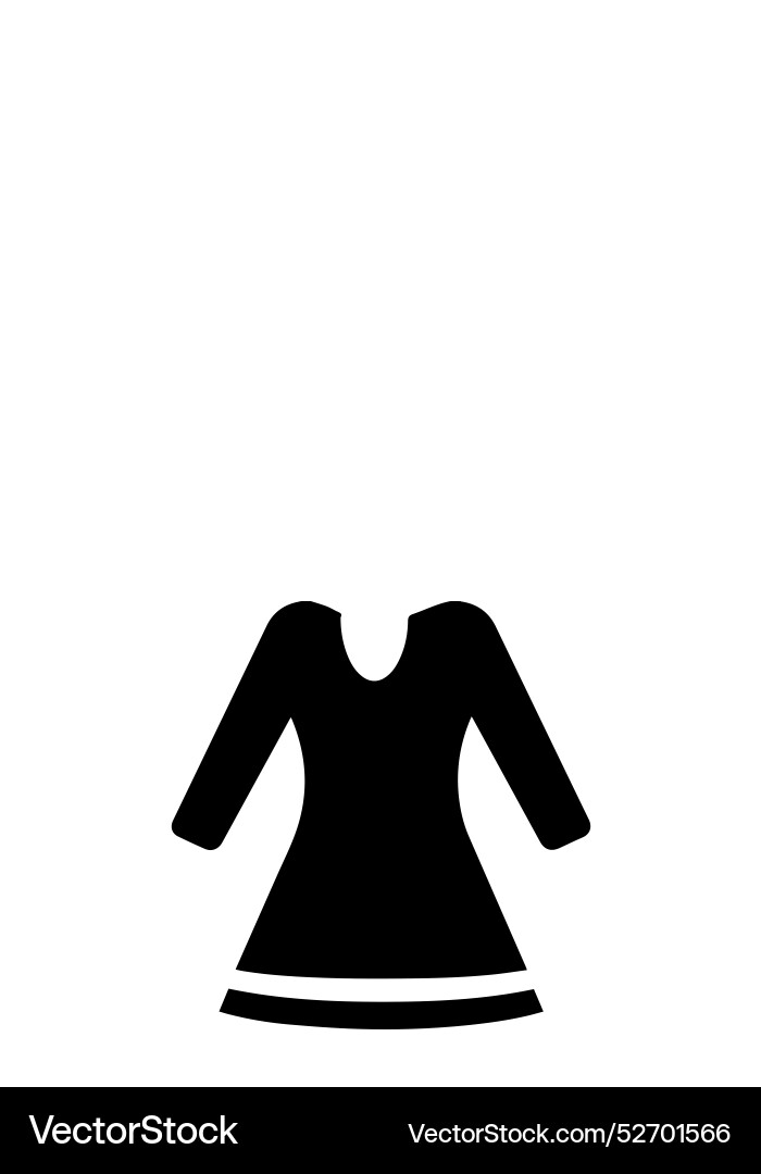 Womens dress clothes icon Royalty Free Vector Image