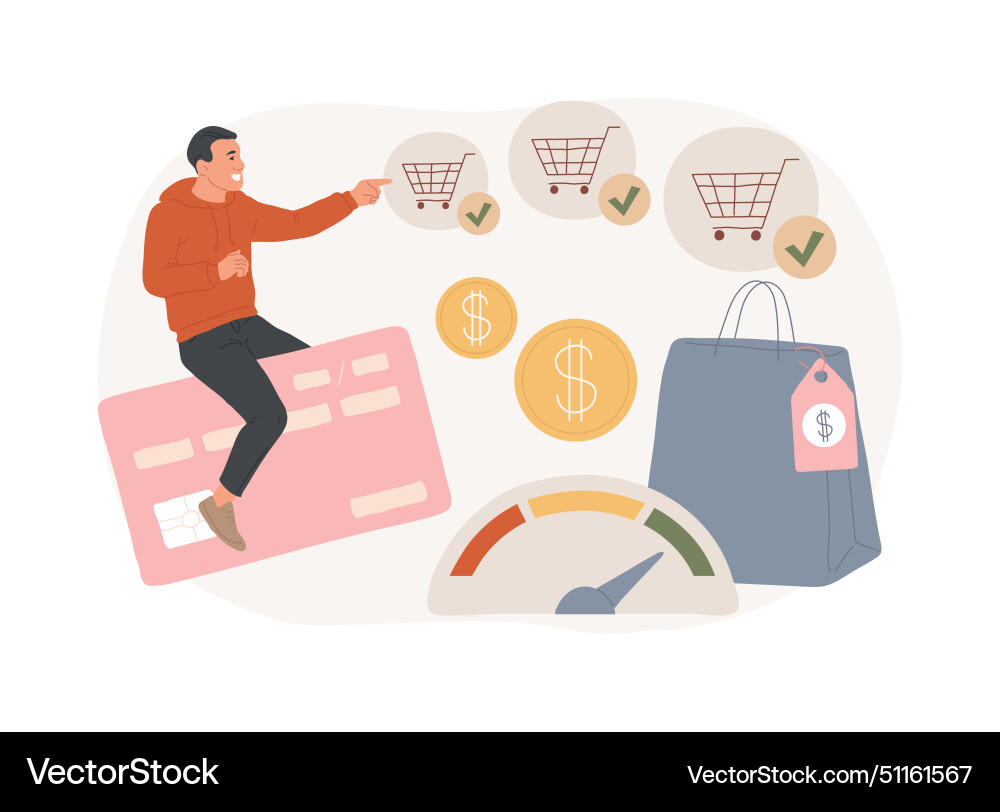 Consumer motivation isolated concept Royalty Free Vector