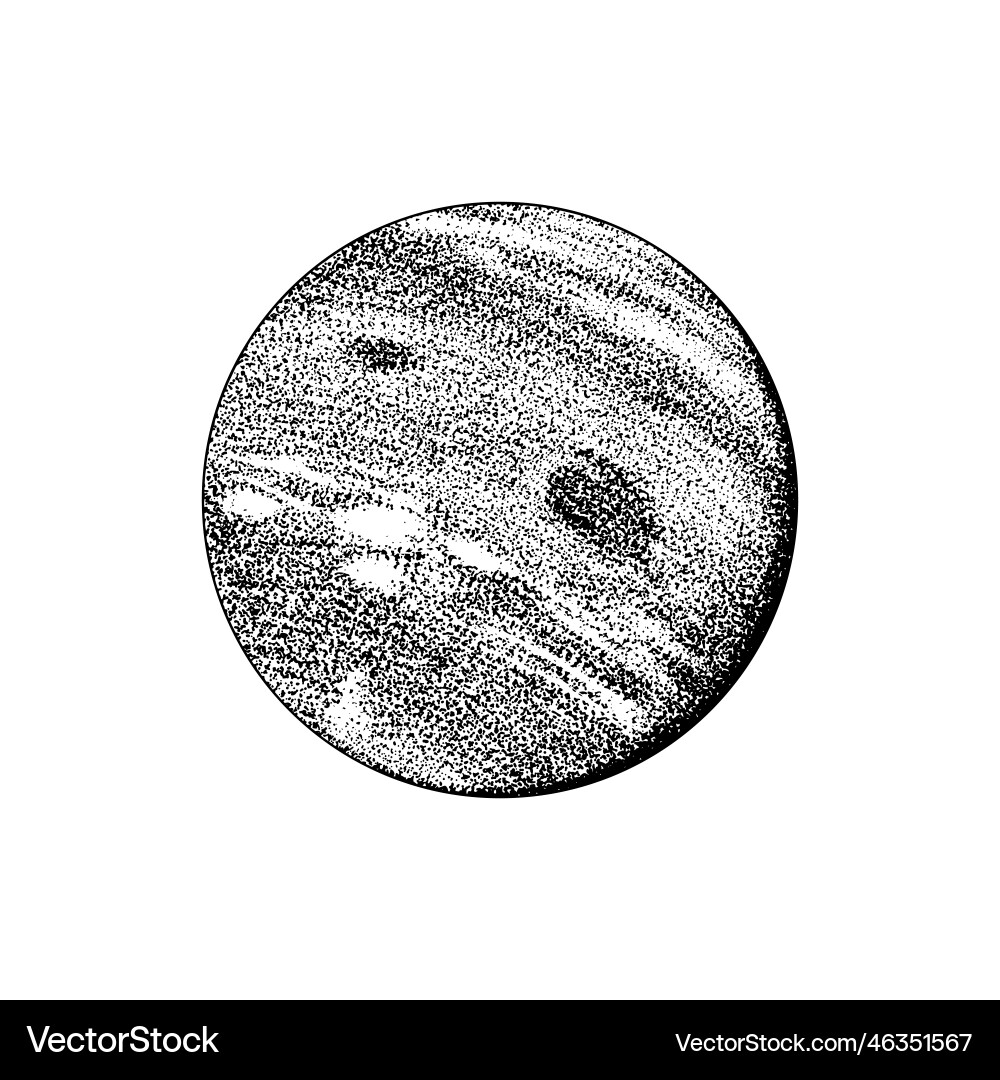 Neptune planet astronomical galaxy space Vector Image