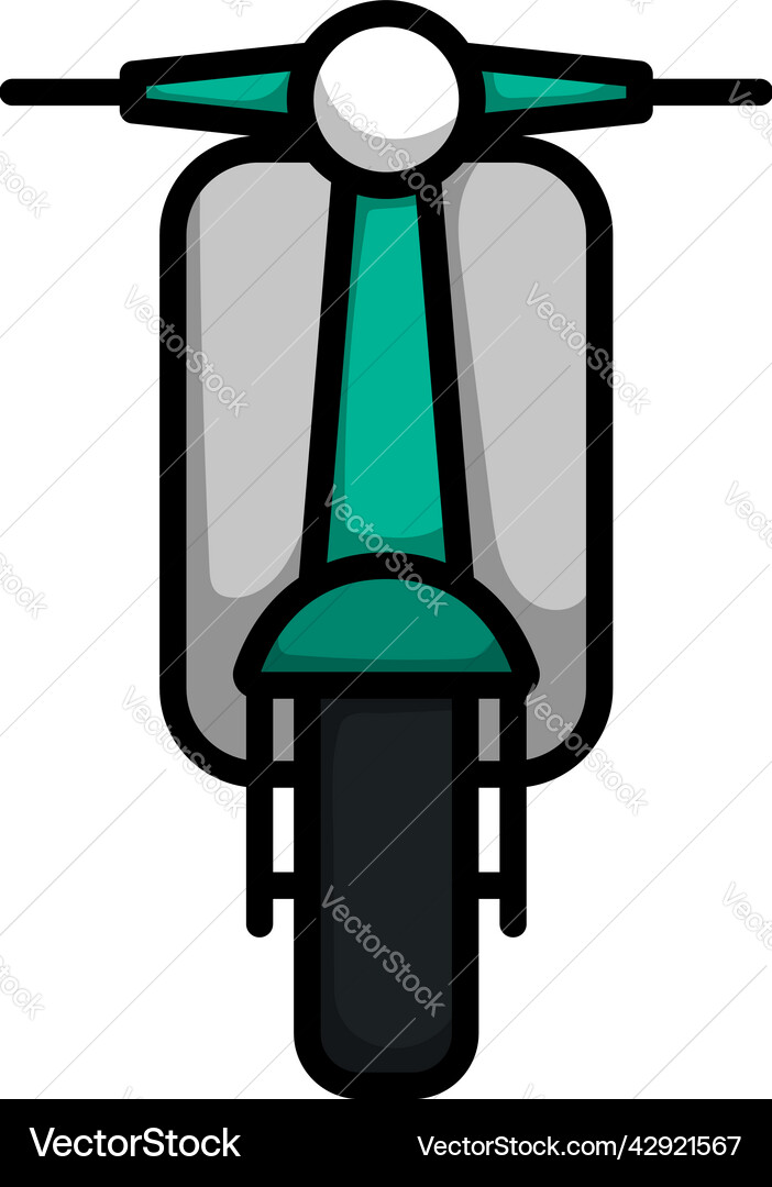 Scooter icon Royalty Free Vector Image - VectorStock