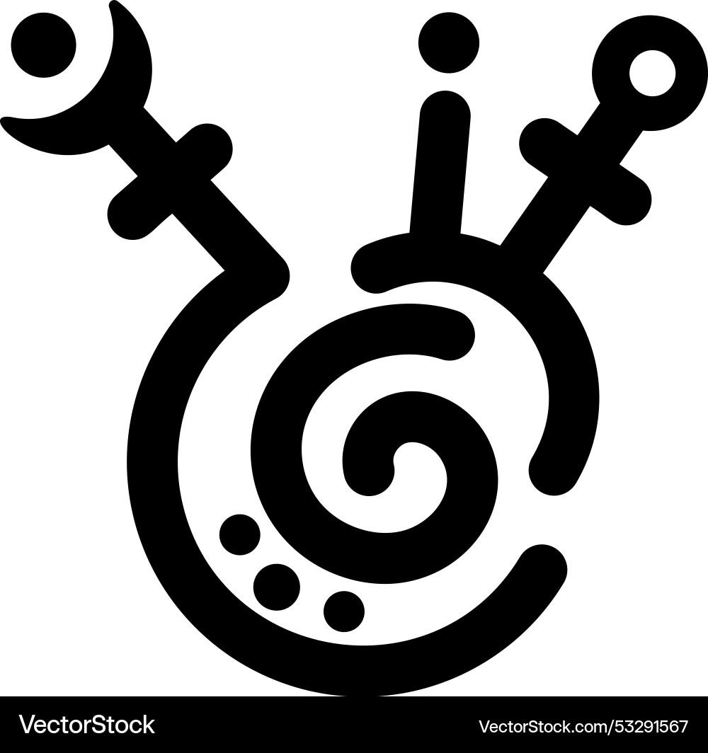 Sigil symbol Royalty Free Vector Image - VectorStock