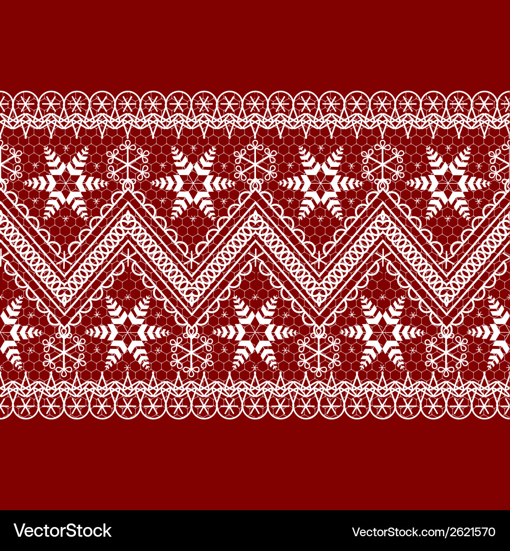 Red background with white pattern Royalty Free Vector Image