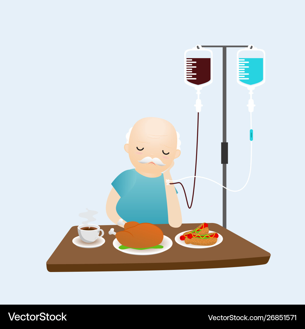 Anorexia food Royalty Free Vector Image - VectorStock