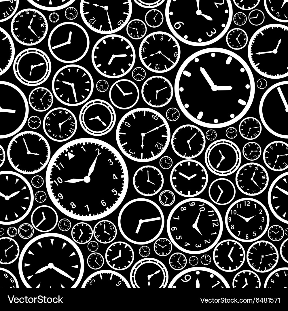 White Watch Dial Pattern Royalty Free Vector Image