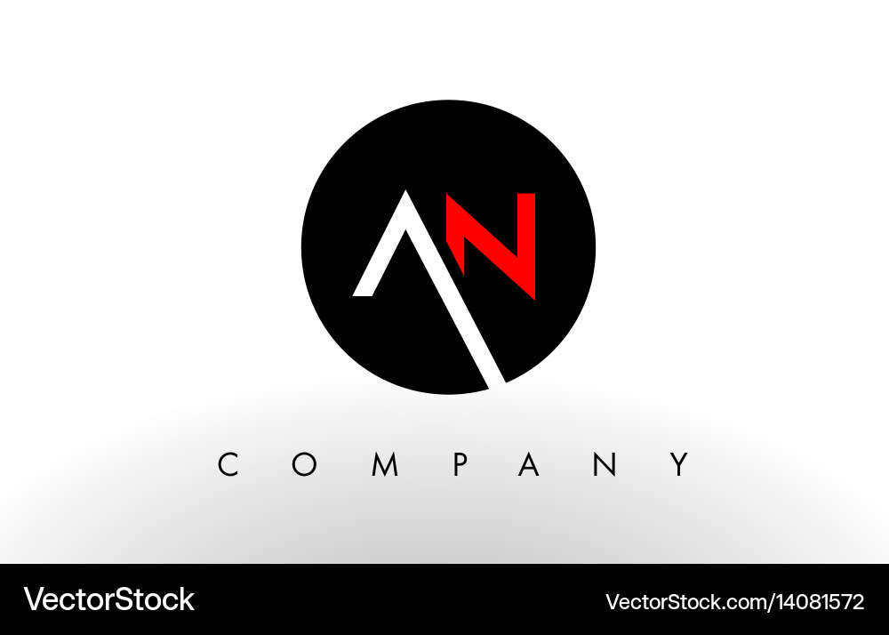 An logo letter design Royalty Free Vector Image