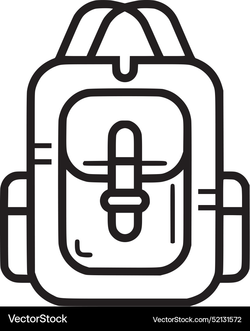 Backpack Royalty Free Vector Image - VectorStock