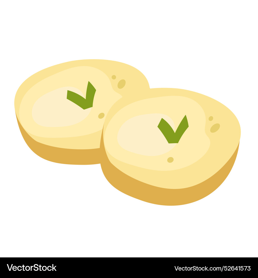 Kue apem clip art image traditional snack Vector Image