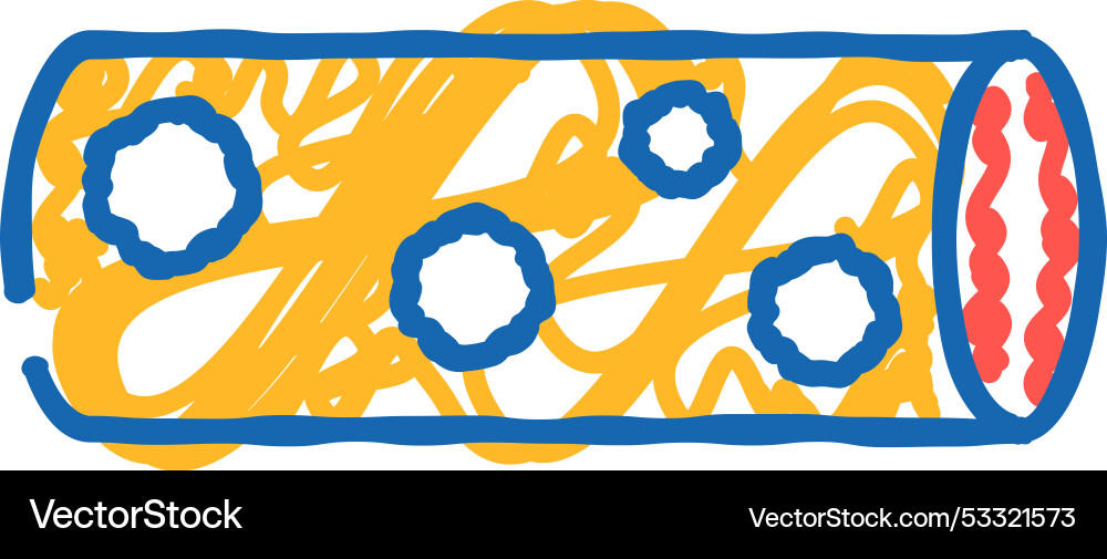 Leukemia cancer icon doodle Royalty Free Vector Image