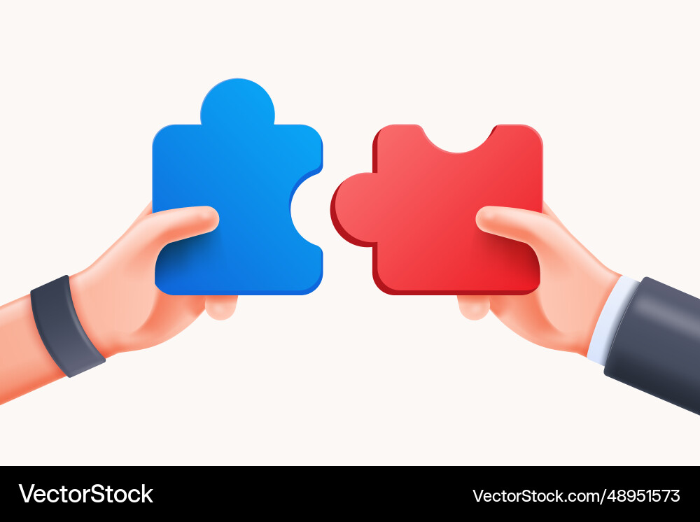 Modern 3d of solution Royalty Free Vector Image