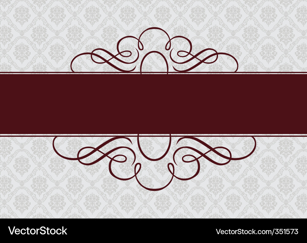 Ribbon frame Royalty Free Vector Image - VectorStock