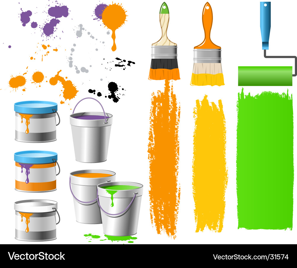 Orange Paint Bucket Vector Images (over 2,600)