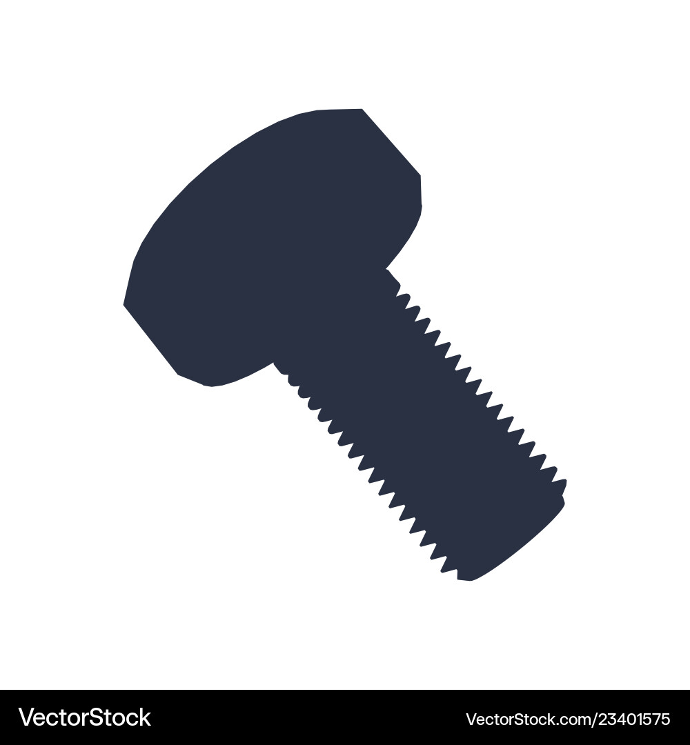 Abstrakte Silhouette des Bolzens Lizenzfreies Vektorbild