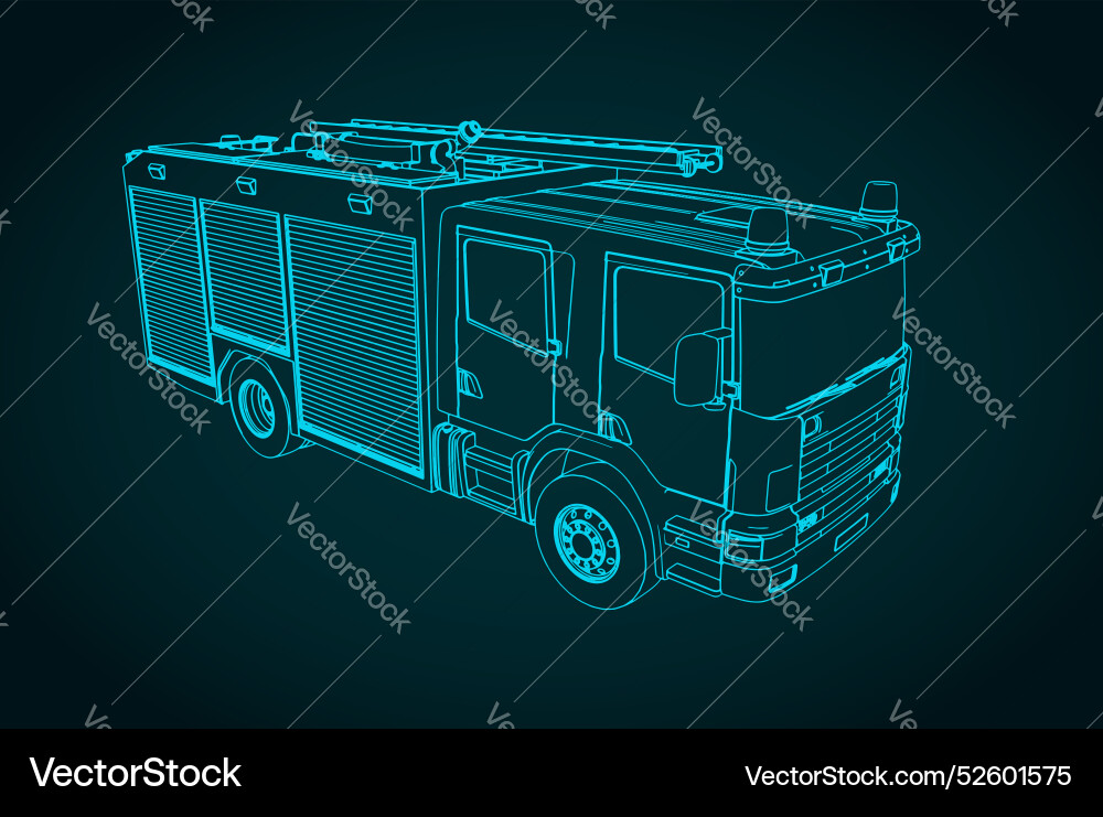 Fire truck Royalty Free Vector Image - VectorStock