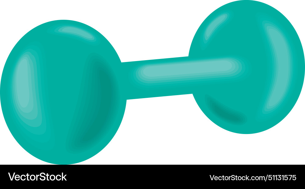 Gym equipment dumbbell Royalty Free Vector Image