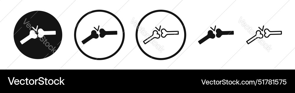 Joint line icon set Royalty Free Vector Image - VectorStock