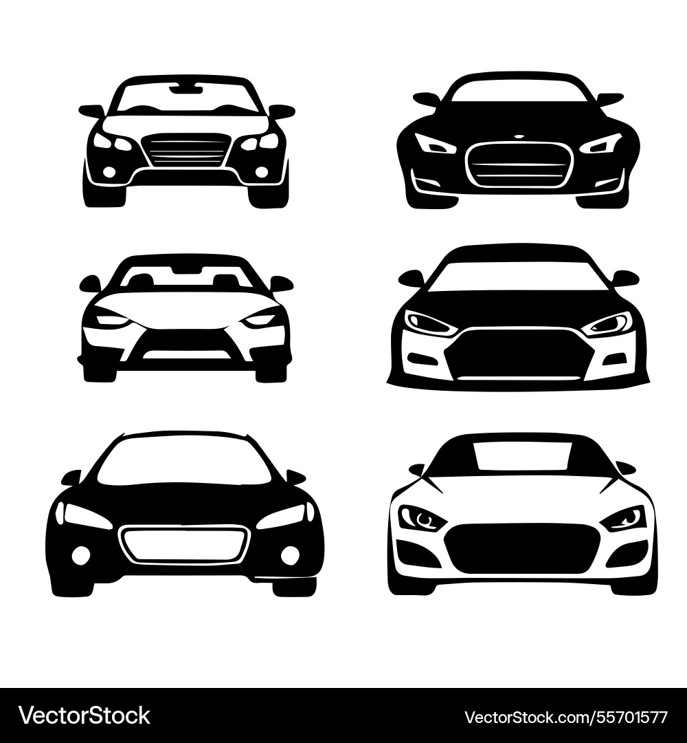 Car icons Royalty Free Vector Image - VectorStock