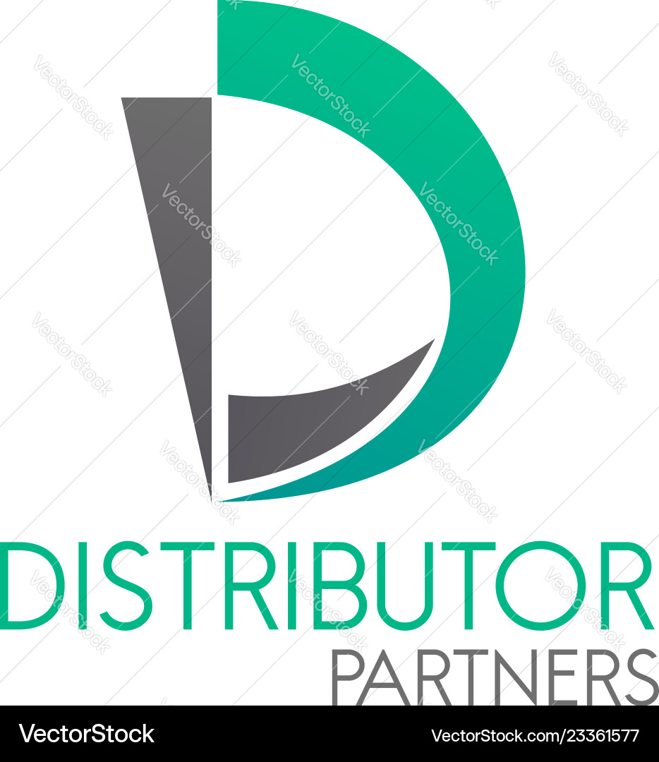 Distributor partners design Royalty Free Vector Image