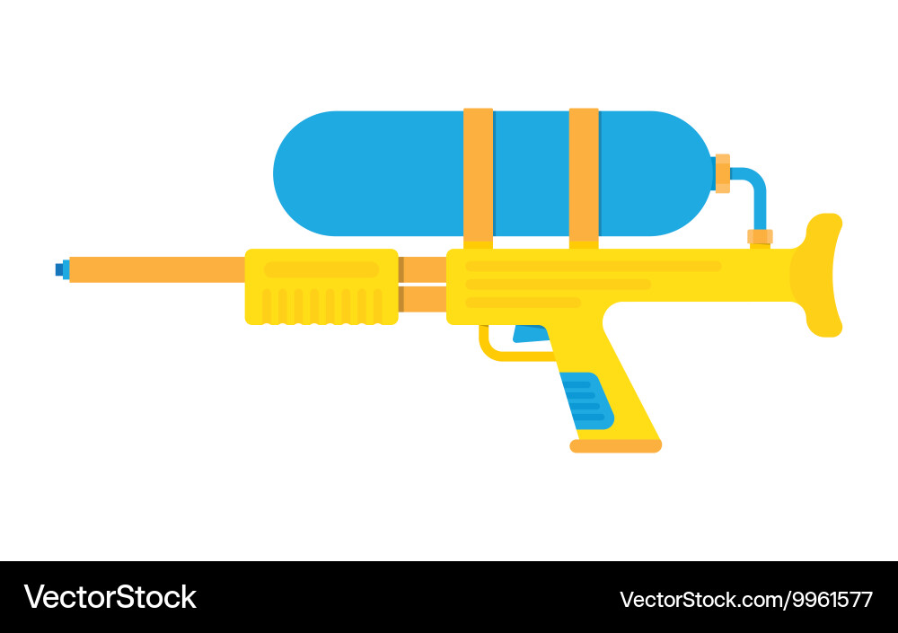 Water gun Royalty Free Vector Image - VectorStock