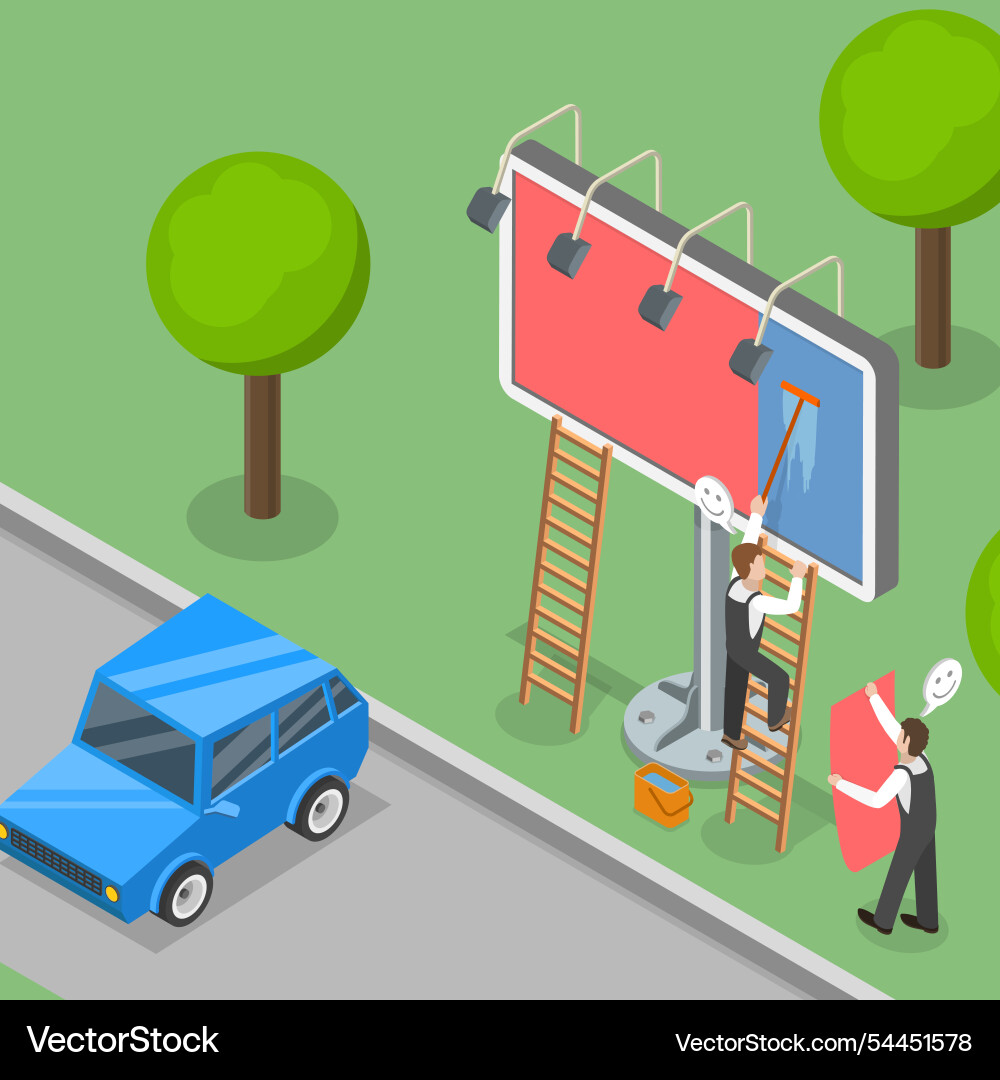 3d isometric flat Royalty Free Vector Image - VectorStock