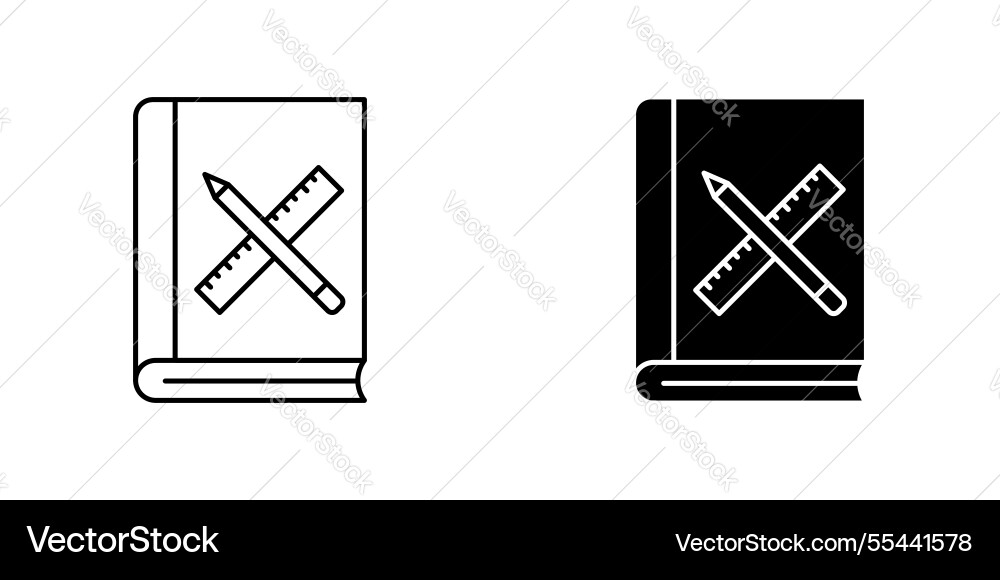 Brand guidelines icon symbol collection on white Vector Image