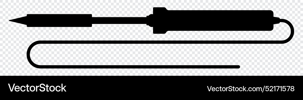 Soldering iron solder icon Royalty Free Vector Image