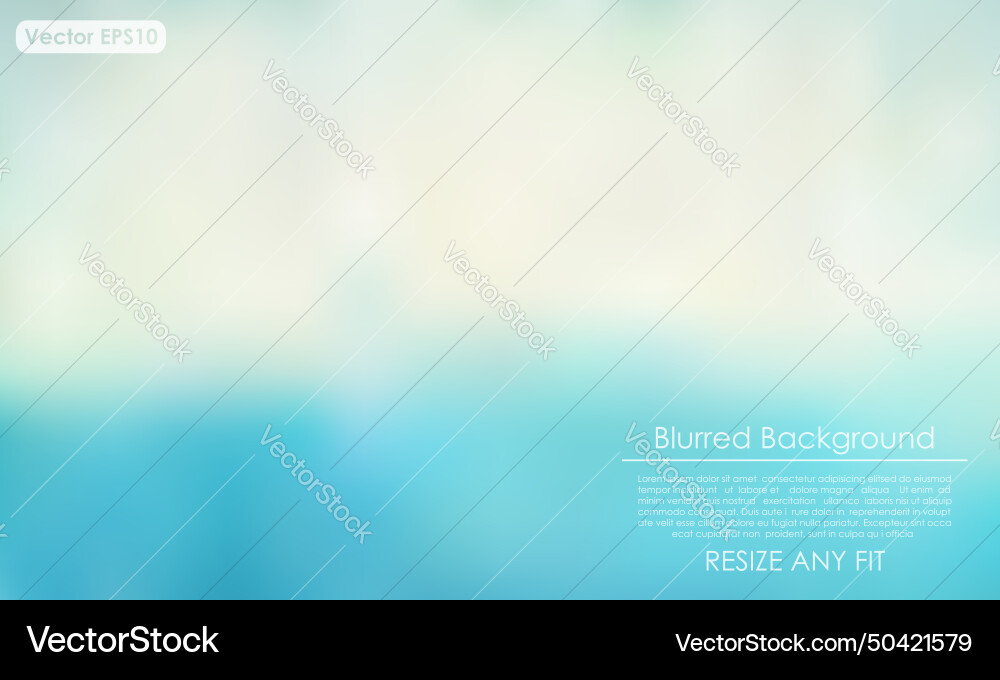 Abstract blurred background easy to resize Vector Image