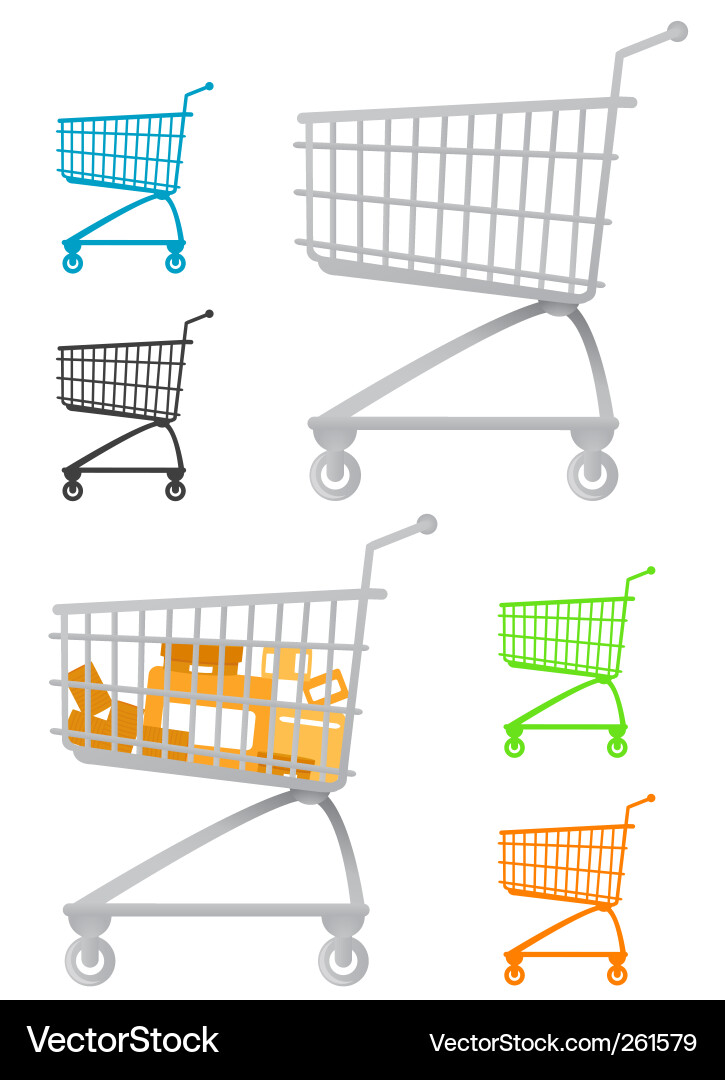Shopping chart Royalty Free Vector Image - VectorStock