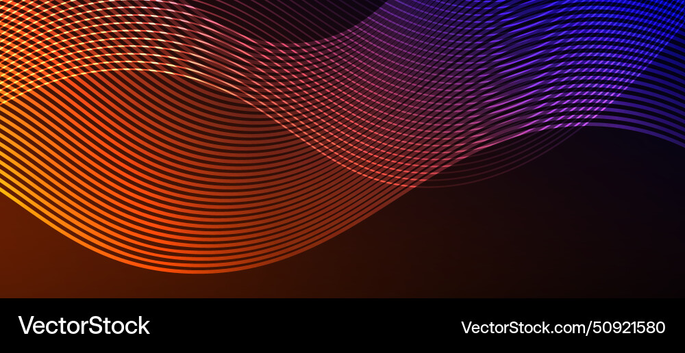 Dynamic wave geometric design Royalty Free Vector Image