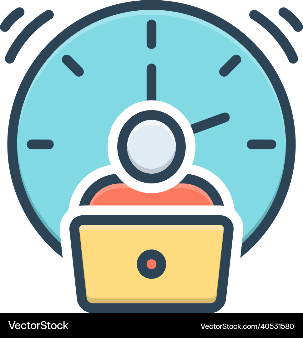 Overtime Royalty Free Vector Image - VectorStock