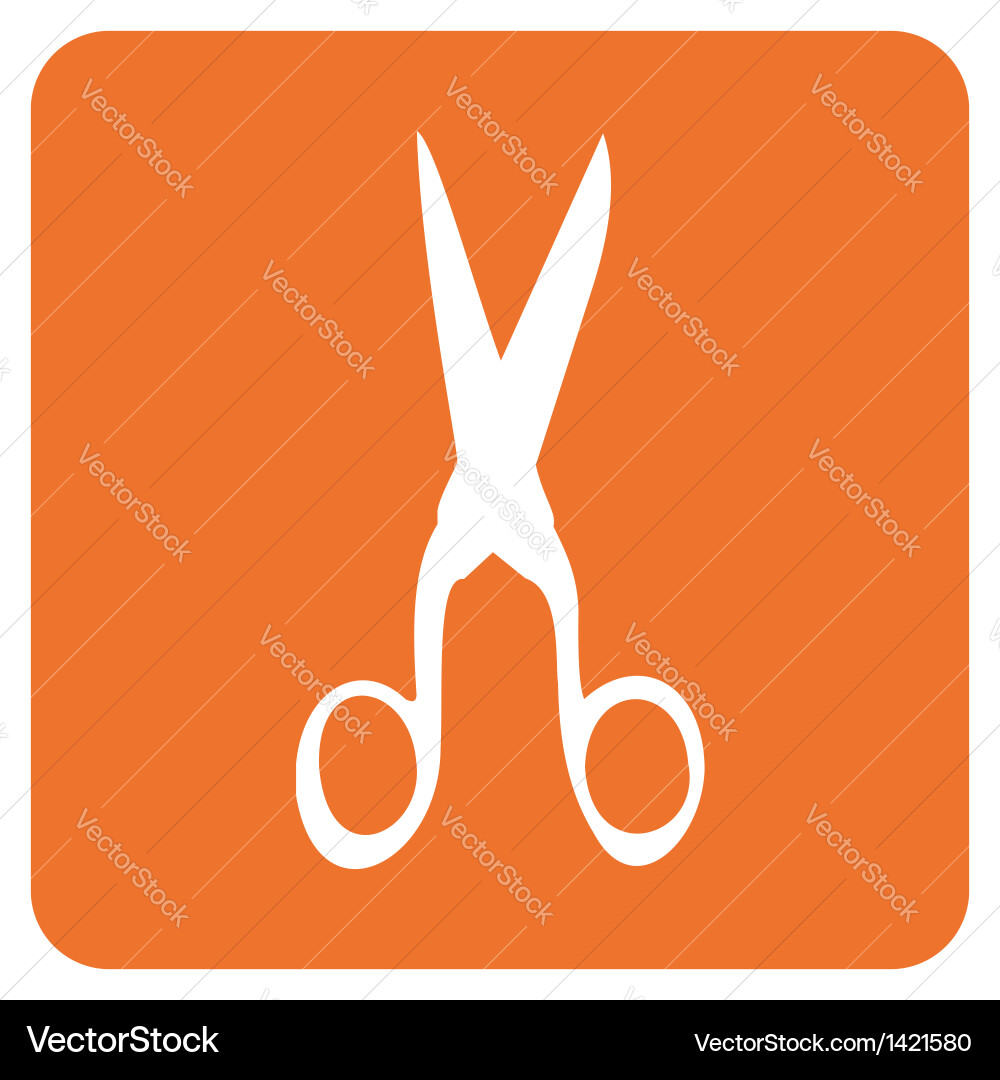 Scissors icon Royalty Free Vector Image - VectorStock