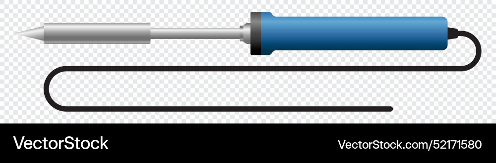 Soldering iron solder icon tool Royalty Free Vector Image