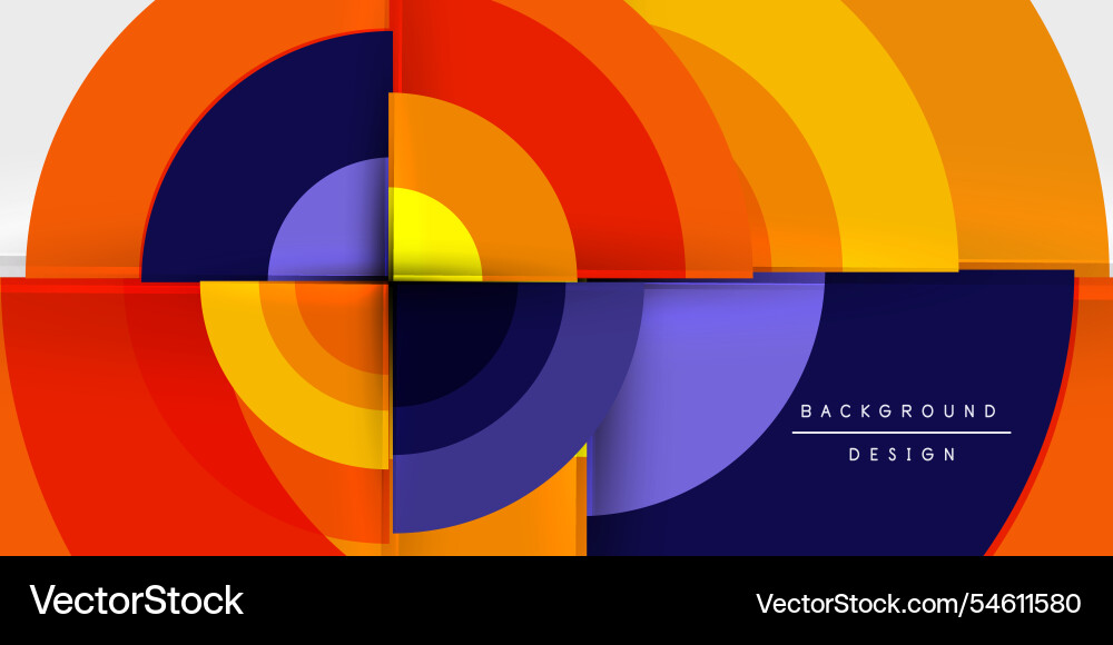 Target circle geometric abstract shapes Royalty Free Vector