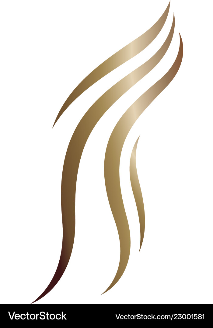 Hair symbol Royalty Free Vector Image - VectorStock