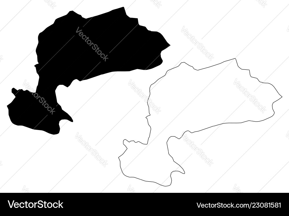 Karaman map Royalty Free Vector Image - VectorStock