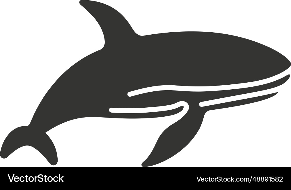 Blauer Wal Icon Lizenzfreies Vektorbild - VectorStock