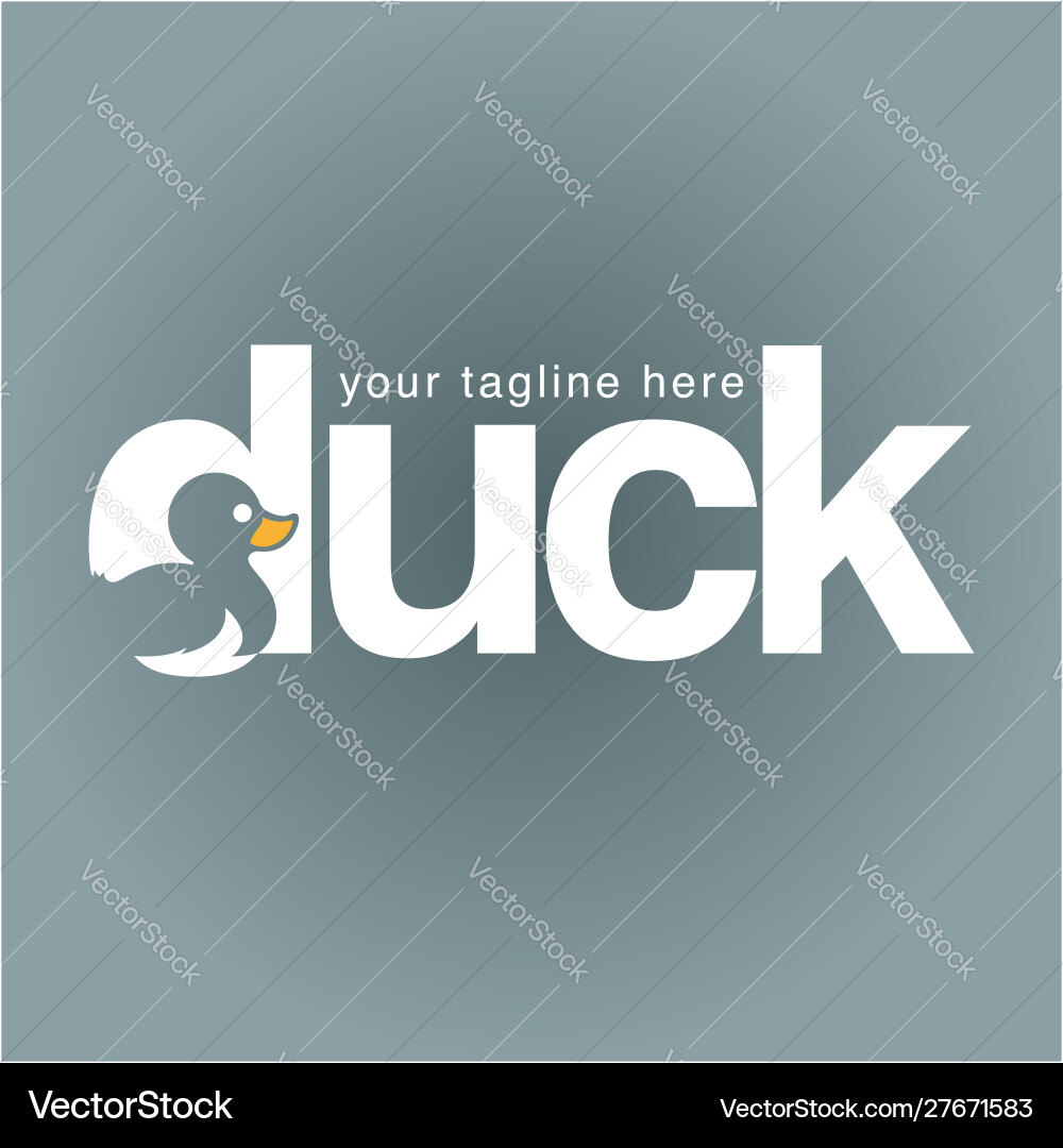 Duck Sign Icon Royalty Free Vector Image - VectorStock