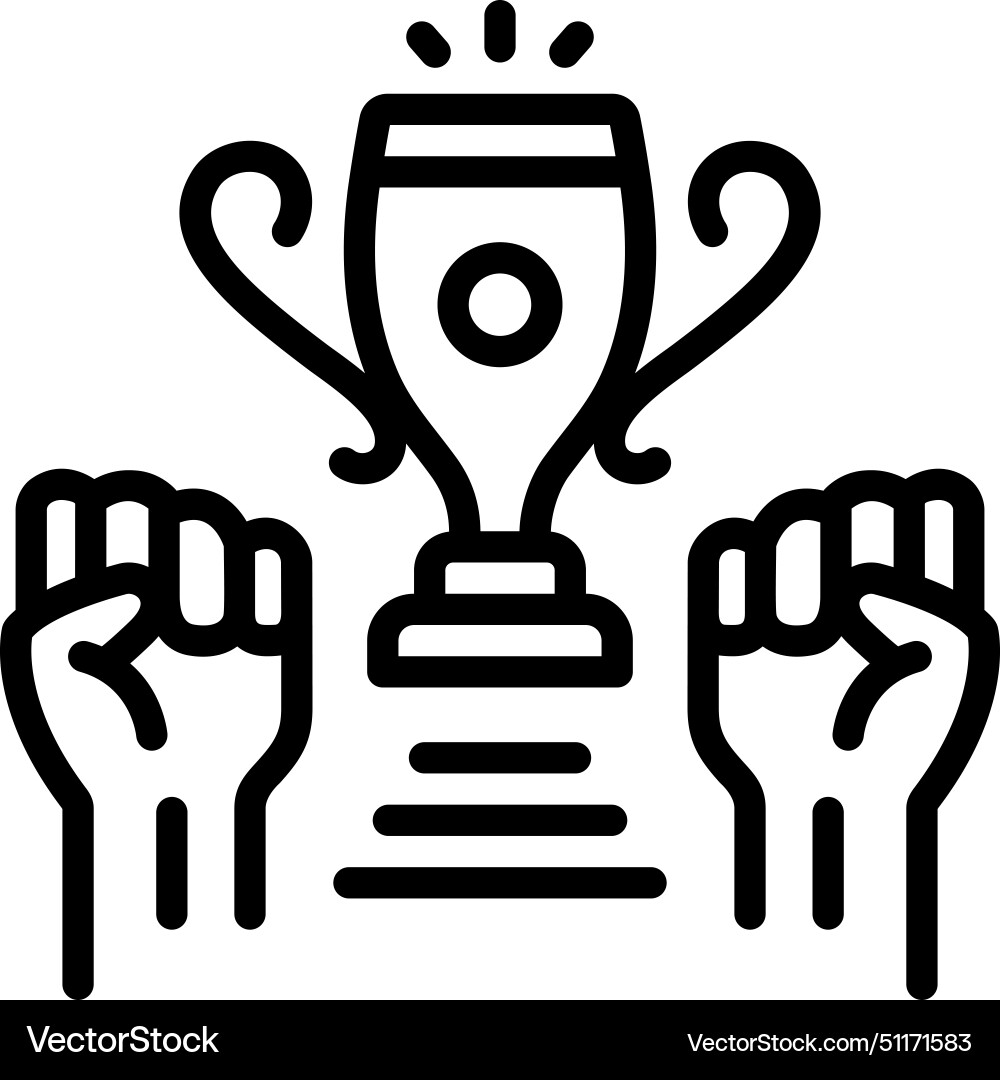 Triumph Royalty Free Vector Image - VectorStock