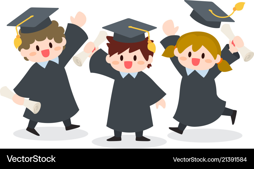 Kids Graduation Vector 32 Asian Kids Graduation High Res Illustrations